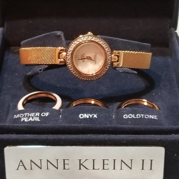 Anne Klein | Accessories | Vintage Anne Klein Womens Quartz Watch With ...